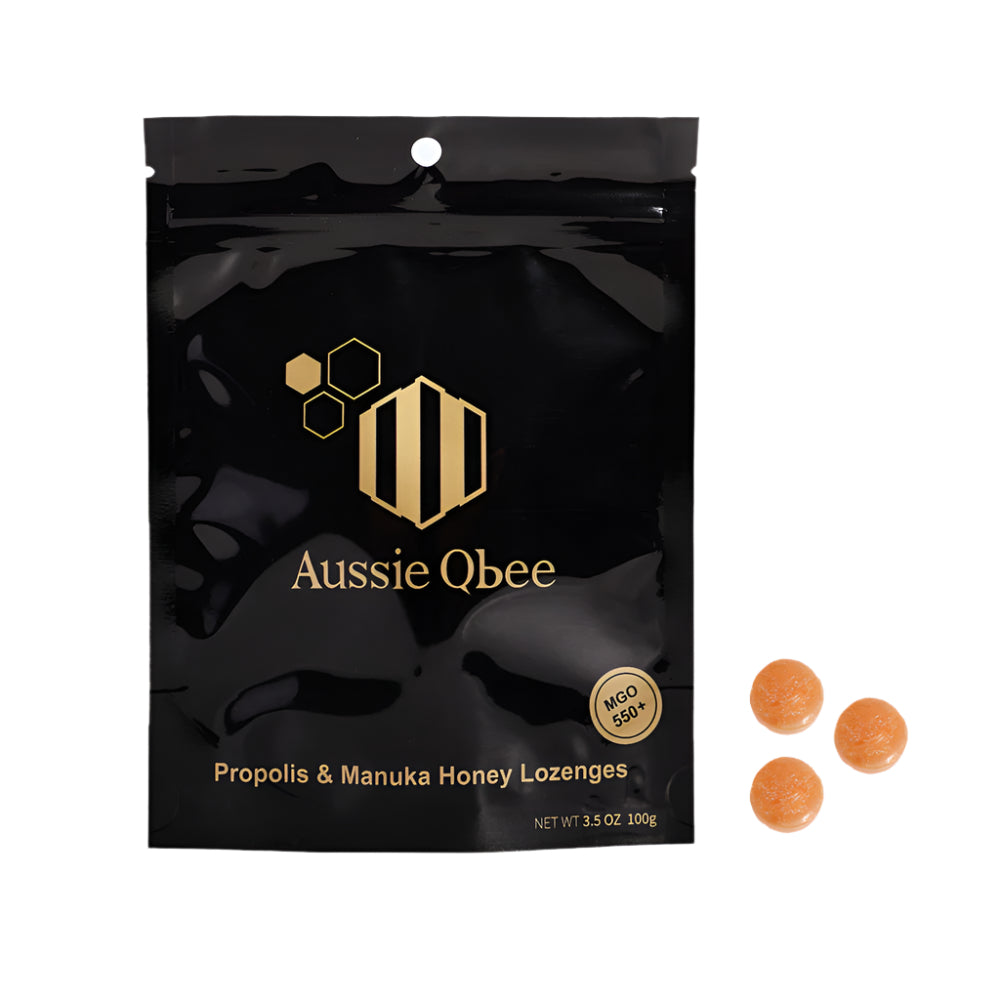 Aussie Qbee Manuka honey MGO 550+ Propolis Candy 100g 3 pks